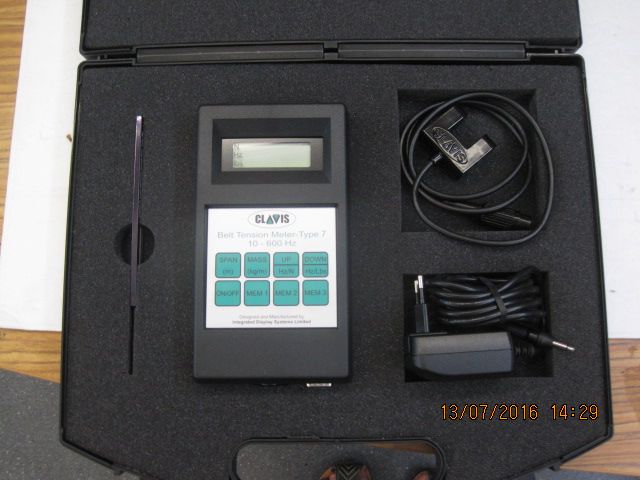 Type 7 acoustic belt meter Clavis | Texas Sales